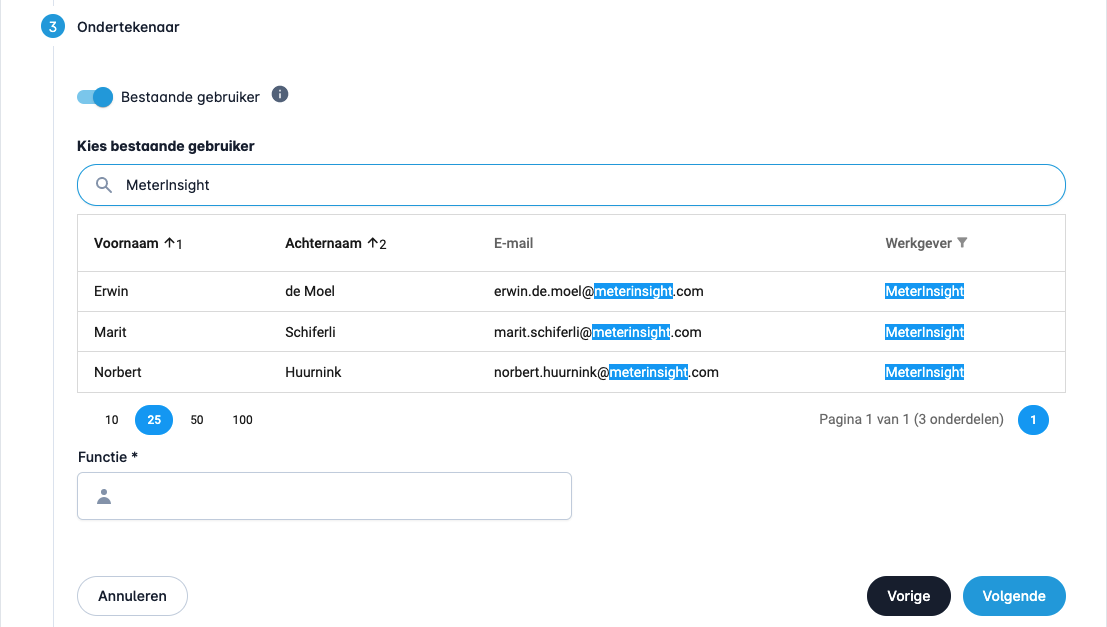 Machtigingen | MeterInsight